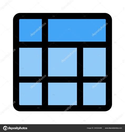 Square Cell Block Horizontal Layout Design Stock Vector By ©get4net