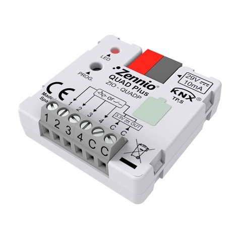 Knx Binäringång Quad Plus In 4x Potfreeanalog Puck Function