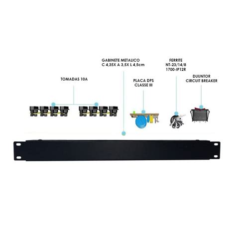 Capte Filtro De Linha Régua Ts10