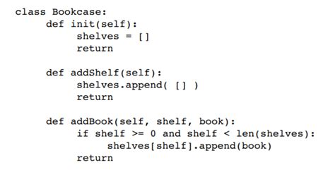 Solved In Python Whats Wrong With The Following Class Chegg
