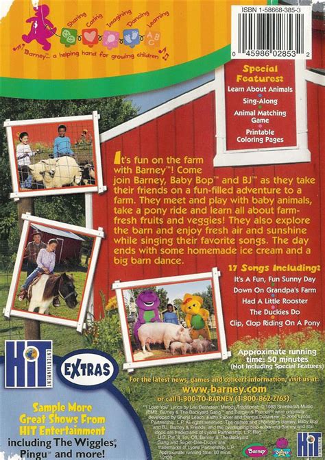 Barney Let 039 S Go To The Farm Dvd Ebay