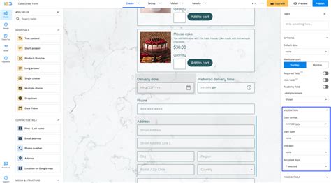 Date Field Accept Only Certain Dates Formbuilder Help
