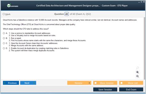 Salesforce Certified Data Architecture And Management Designer Exam Dumps Certified Data