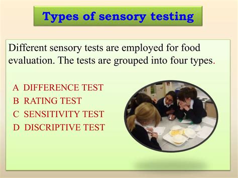 Sensory Evaluation Of Food Products Pptx