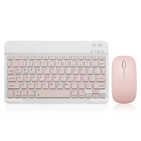 Getuscart Ultra Slim Bluetooth Keyboard Portable Mini Wireless Keyboard Rechargeable For Apple