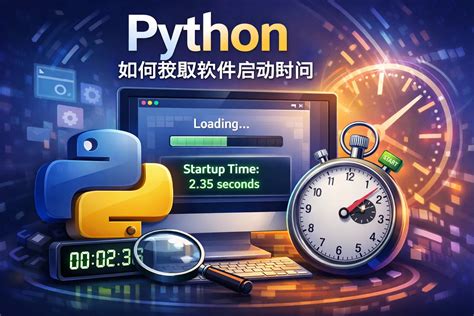 Python如何获取软件启动时间 Python如何获取软件启动时间