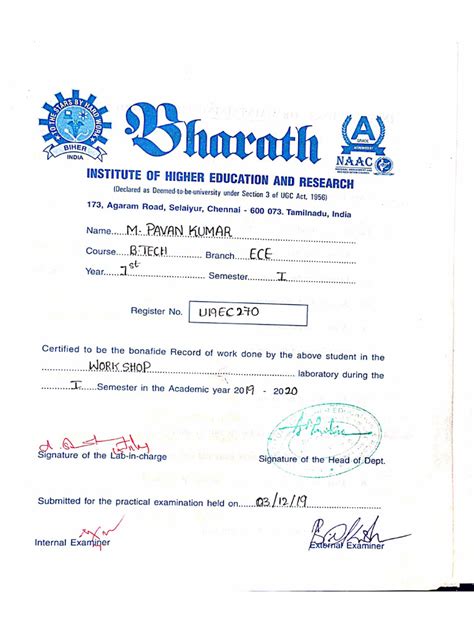 Workshop Lab Record Pdf Workshop Lab Record Pdf