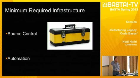 Refactoring Legacy Code Bases Hadi Hariri Youtube