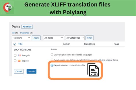 Xliff Exportimport Is Now Available For Your Translations With