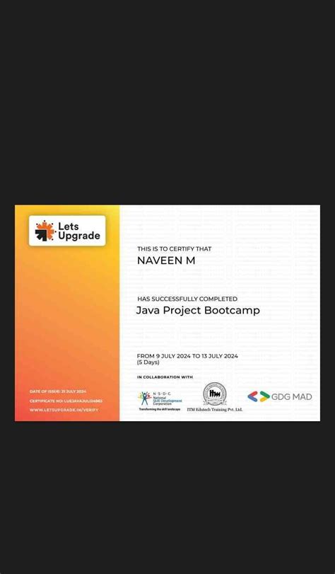 Naveen M On Linkedin Java