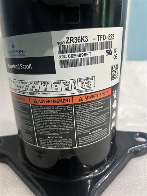 Zr36 Emerson Scroll Compressor At ₹ 12000 Scroll Vacuum Pump In New Delhi Id 24408265233
