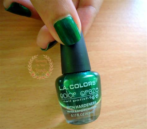 Beauty In Your Hands La Colors Color Craze Nail Polish With Hardeners