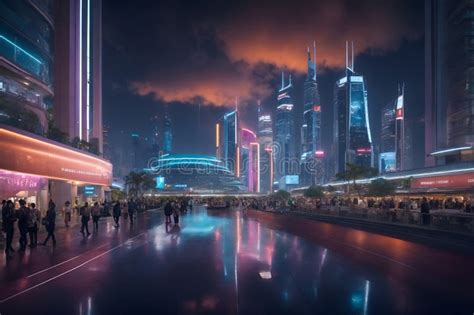 The Integration Of Technology And Infrastructure In Smart Cities Of The Future Stock