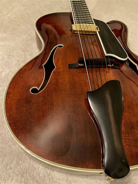 Eastman Ar810ce 7 String Archtop Tobacco Burst Reverb