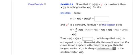 Solved Video Example EXAMPLE Find Parametric Equations For Chegg Com