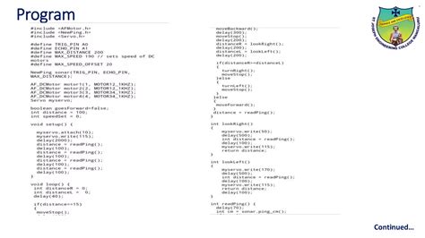 Obstacle Avoiding Robo Car Ppt