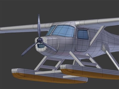 만화 플 로트 비행기 3d 모델 19 Dae Fbx Obj Blend Free3d