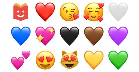 💞 Hearts Emojis Collection — Copy And Paste Heart Emoji Color