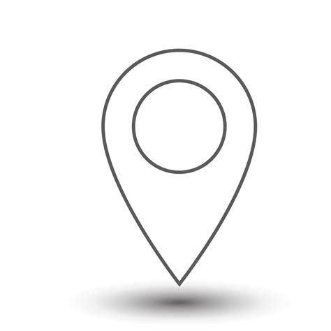 Travel Map Pin Sign Location Vector Icon Vector Art At Vecteezy