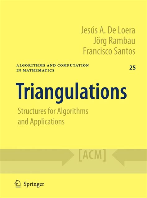 Triangulations Structures For Algorithms And Applications Premiumjs Store