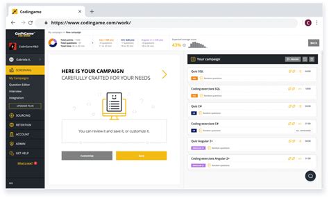 Product Tour Coding Tests Codingame For Work