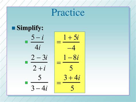 PPT Complex Numbers PowerPoint Presentation Free Download ID