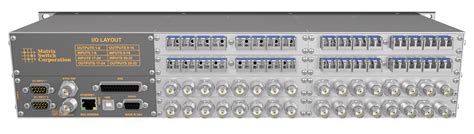 Matrix Switch Msc Xdm L Input Output G Sdi Modular Router With Button Panel Sdi I O
