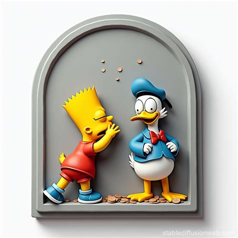 Bart Simpson Sitting On The Toilet Prompts Stable Diffusion Online