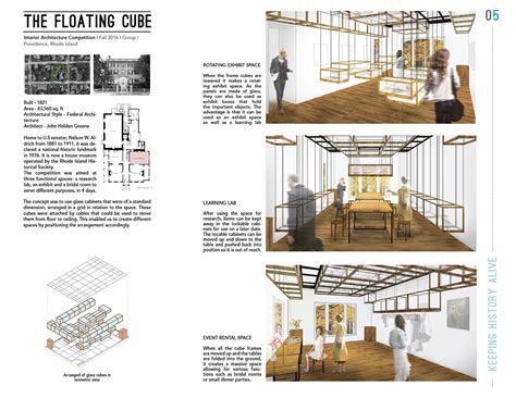 Architecture Sample Of Selected Works On Risd Portfolios