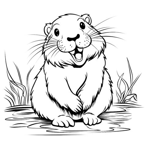 Biber Malvorlagen Ausmalbild Kostenlos Herunterladen