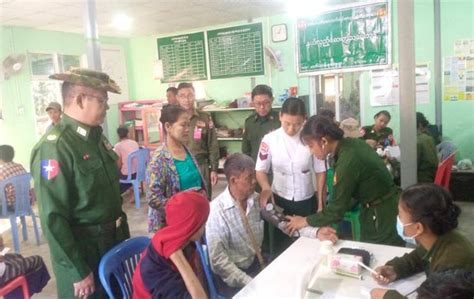 မှော်ဘီမြို့နယ်နှင့် အောင်မြေသာစံမြို့နယ်ရှိ သာသနာနွယ်ဝင်သီလရှင်များနှင့် ဒေသခံပြည်သူများအား ကျန