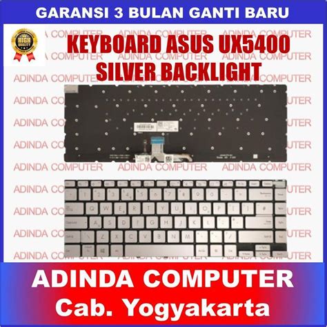 Keyboard Asus Zenbook 14x Oled Ux5400 Ux5400zf Ux5401 Ux5401e Ux5401z Um5401 Um5401qa Silver