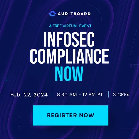 Infosec Compliance Now An Event By Auditboard Auditboard