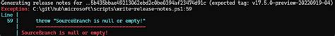 write release notes ps1 fails when run under a detached head · issue 4018 · microsoft vstest