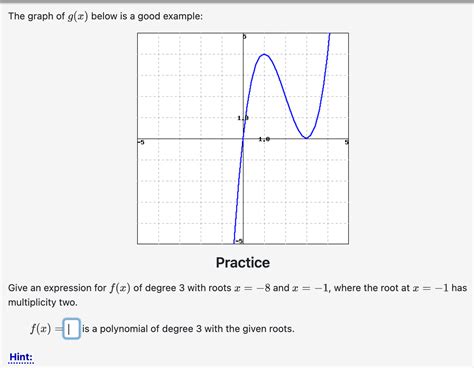 Solved The Graph Of Gx Below Is A Good Example Practice