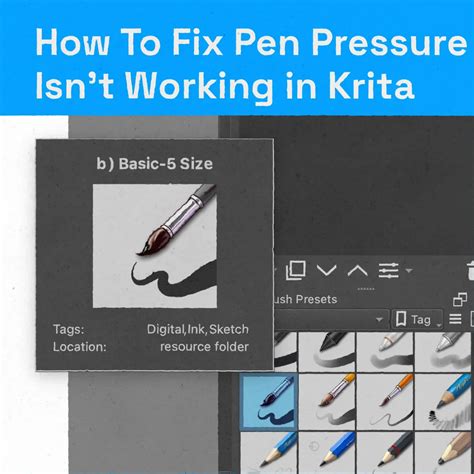 Ways To Fix Pen Pressure Not Working In Krita Solved