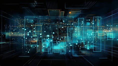 Premium Photo Abstract Tech Design Circuit Board Illumination