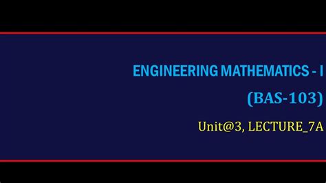 U3l7ajacobian Of Implicit Functions Engg Maths I Bas103 Hindi Youtube