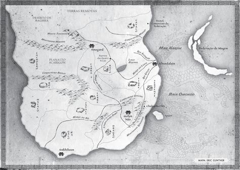 Mapa Do Império Nikara Série A Guerra Da Papoula Livro De Rf Kuang
