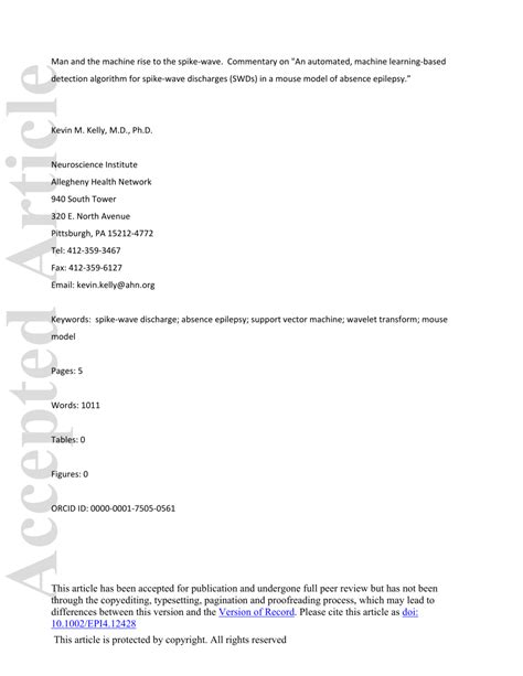 pdf man and the machine rise to the spike‐wave commentary on an