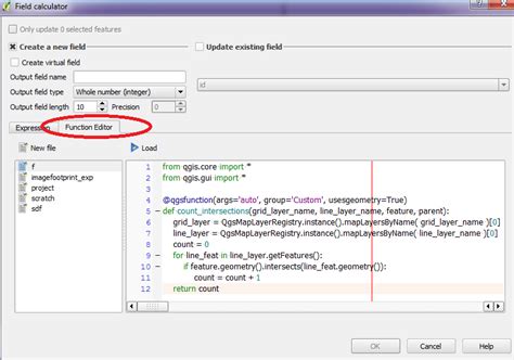 Field Calculator Getting Quantity Of Intersecting Lines Of Polygons In QGIS Geographic