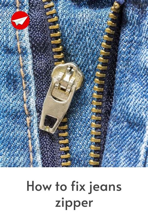 How To Fix Jeans Zipper Fix Broken Zipper Fix A Zipper Zipper Repair Repair Jeans Sew Zipper