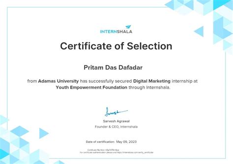 pritam das dafadar on linkedin youthempowerment internship