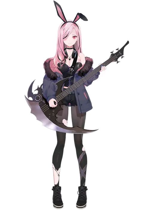 Mori Calliope Rock Bunny Danbooru