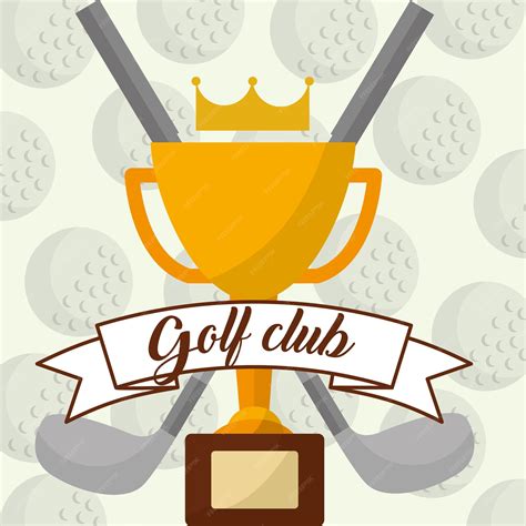 Premium Vector Golf Club Trophy Award Winner