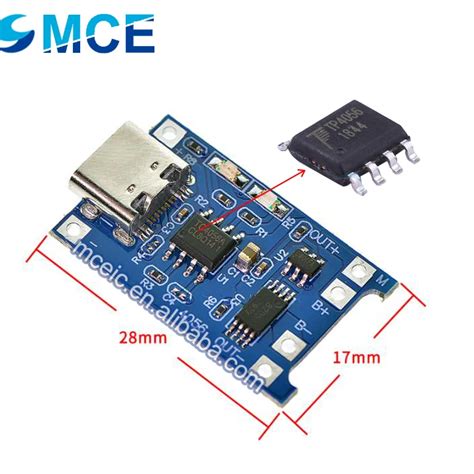 Tp4056 5v 1a 18650 Type C Usb Lithium Battery Charger Tp4056 New Original Electronic Integrated