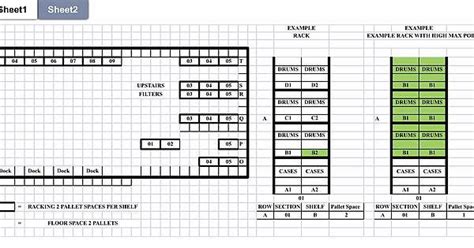 Adding Items To Bin Locations On Map Rexcel