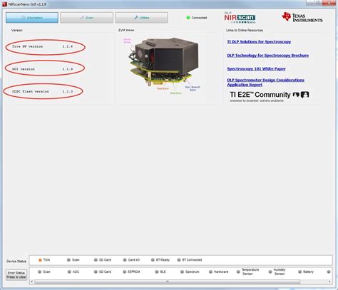 Dlp Nirscan Nano Version 11 Released Dlp Products Forum Dlp®︎ Products Ti E2e Support Forums