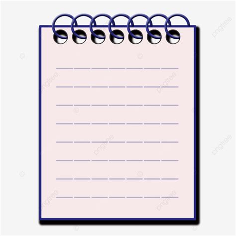 Notebook Border Blue Book Notebook Frame PNG Transparent Clipart Image And PSD File For Free