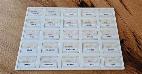 Codenames Card Tray By Edankleef Download Free STL Model Printables Com
